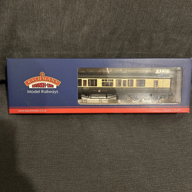 BACHMANN 34-076A COLLETT 60ft 1st/3rd brake composite coach 6421 GWR ...