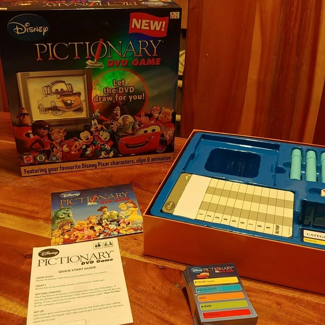 DISNEY PIXAR PICTIONARY DVD / Board Game £16.14 - PicClick UK