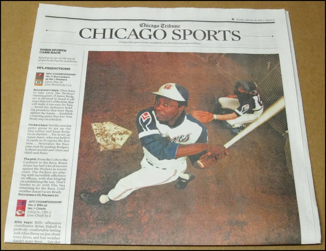 1/24/2021 CHICAGO TRIBUNE Newspaper Sports Section Hank Aaron 1934-2021 ...