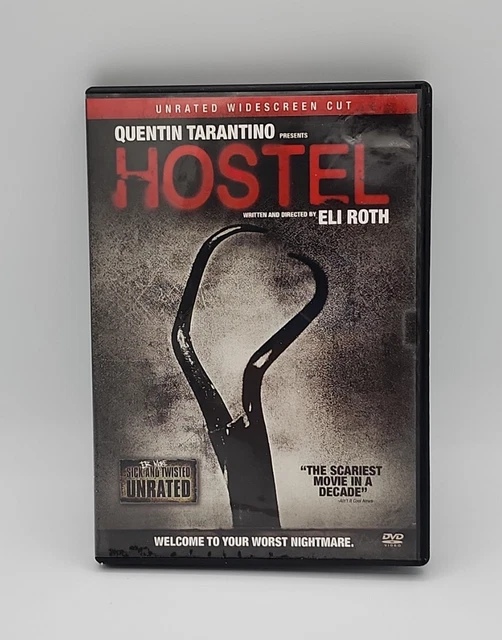 HOSTEL. DVD. 2006. Unrated Widescreen Cut. Quentin Tarantino. Eli Roth ...