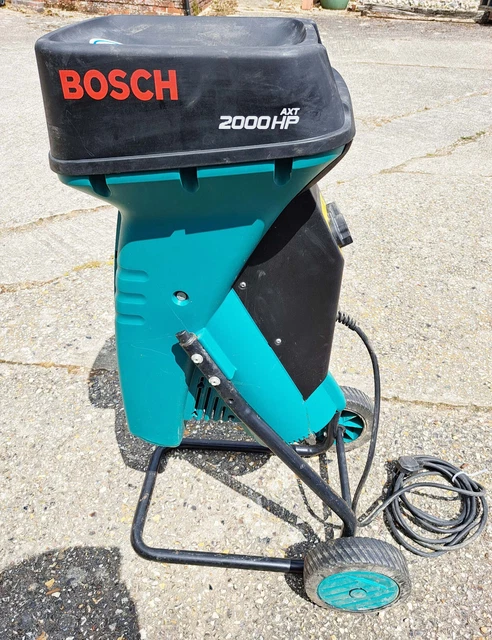 BOSCH AXT 2000 Hp Garden Shredder Chipper With Reverse In Good ...