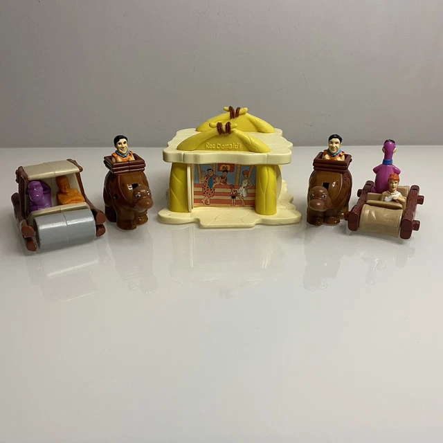 MCDONALDS HAPPY MEAL toys The Flintstones Burger King Fast Food Toys ...