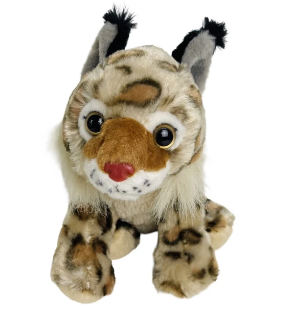 WILD REPUBLIC BOBCAT Lynx Spotted Wildcat Plush Stuffed Animal 12 ...