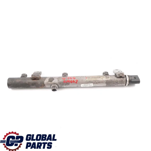 MERCEDES W164 W204 W211 OM642 Right Fuel Injector Pressure Rail Line ...