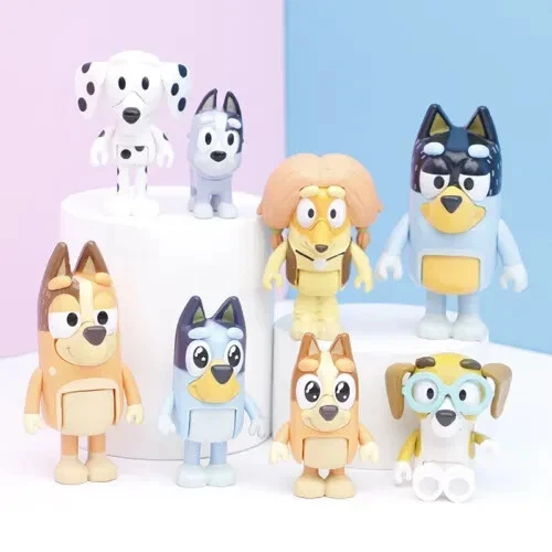 Bluey Cake Topper Figures Bluey Friends Same Day Dispatch 12 99