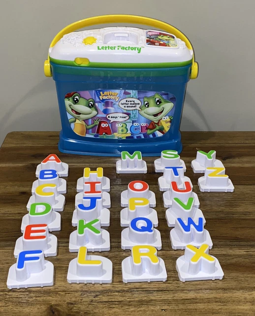 LEAP FROG LETTER Factory Talking Phonics Carry Along Bucket Complete ...