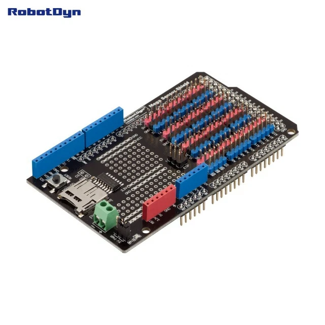 CARTE ROBOTDYN SENSOR Shield pour Arduino Mega 2560, avec SD-card logger 1422S EUR 18,90 ...