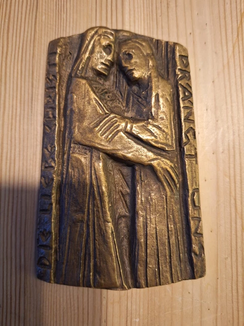 HEILIGENBILD BRONZE BRONZERELIEF - Die Liebe Christi EUR 12,00 ...