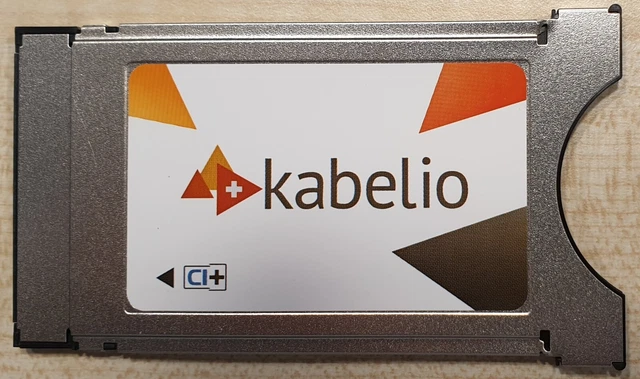 CI+ SAT KARTE von Kabelio für SRF, ORF, RTLHD, ..FREI empfang bar EUR ...