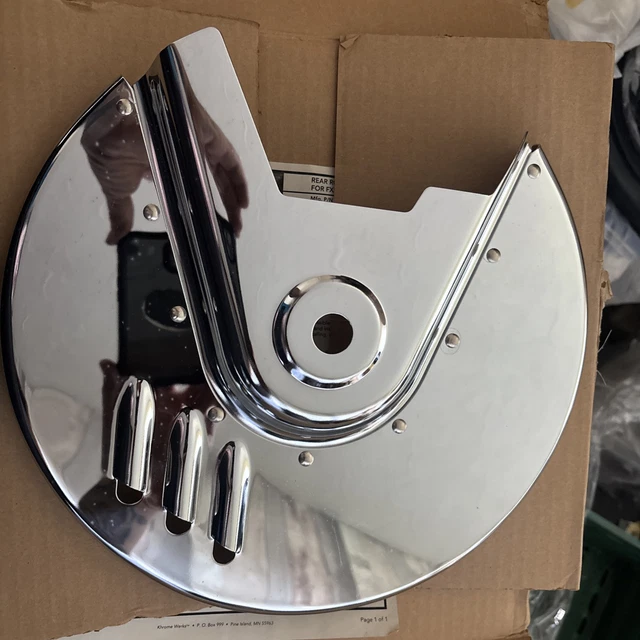 HARLEY DAVIDSON REAR Disc Cover Softail Evo 84-92 Heritage FLST ETC ...