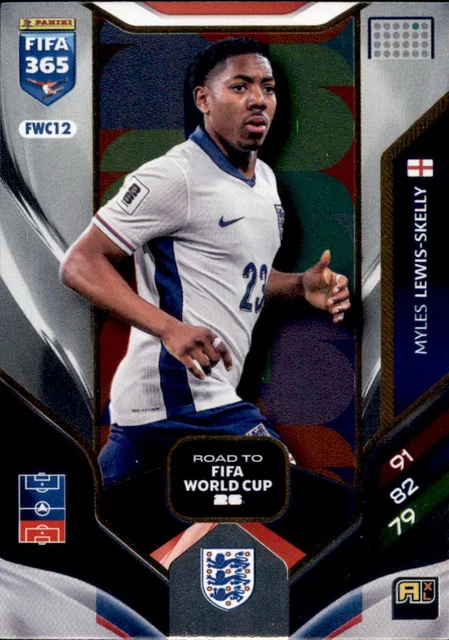 FIFA 365 ADRENALYN XL 2026 Trading Card FWC12 Myles Lewis Skelly Road ...