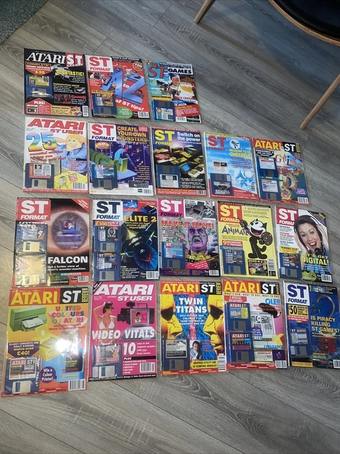 ATARI ST FORMAT Magazine & Disc Bundle 1993 1994 1995 1996 Job Lot ...