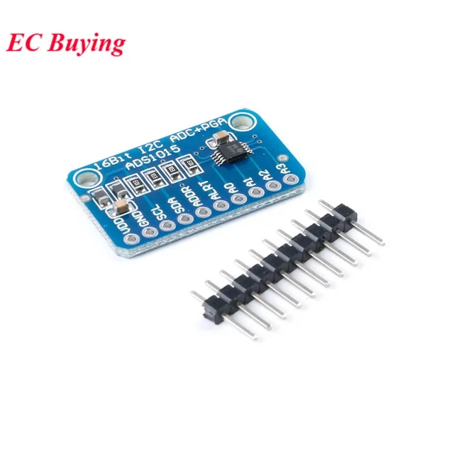 ADS1115 ADC ULTRA-COMPACT 16 Bit I2C Module Dev. Board 4 Channel Pro ...