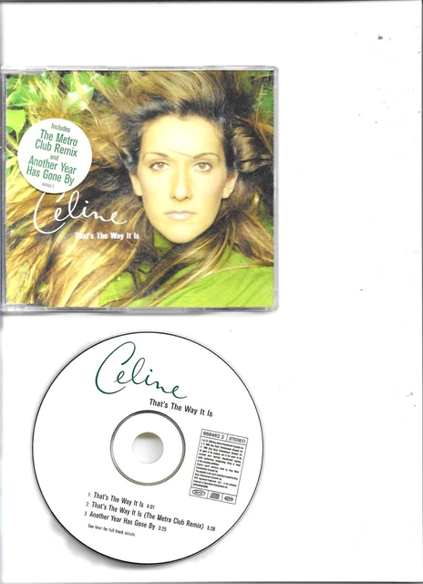 CELINE DION CD Maxi That S The Way It Is EUR 6,00 - PicClick FR