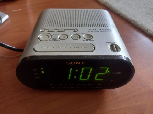 SONY RADIO ALARM Clock ICF-C218 Dream Machine AM FM Alarm Clock/Radio £ ...
