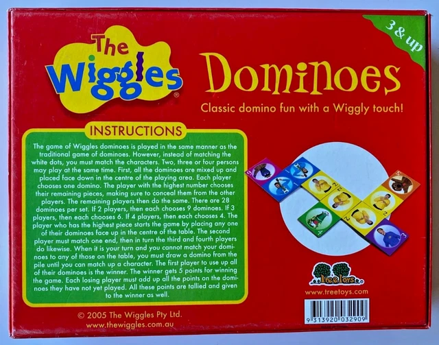 THE WIGGLES OG Original Cast Dominoes Hit Game 2005 Vintage Condition ...