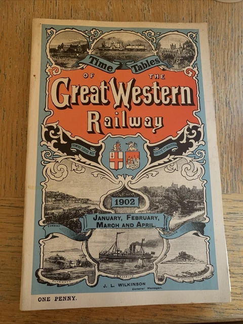 TIMETABLES OF THE Great Western Railway Jan-Apr 1902 - a reprint by Ian ...