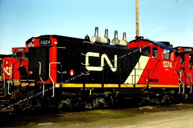 ORIGINAL RAIL SLIDE - CN Canadian National 6747+ Portal Heights QC 6-1-1995 $8.40 - PicClick AU