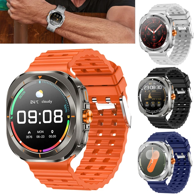 WATERPROOF SMART WATCH Heart Rate Health Fitness Tracker Bluetooth Call ...