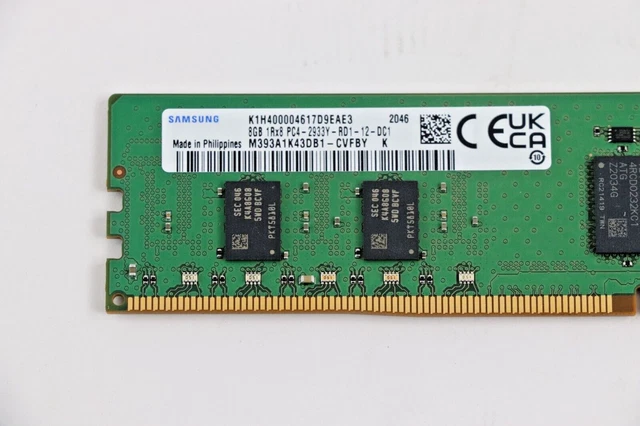 LOT OF 7 Samsung 8GB 1Rx8 PC4 | PH M393A1K43DB1-CVFBY 2046 | RDIMM ...