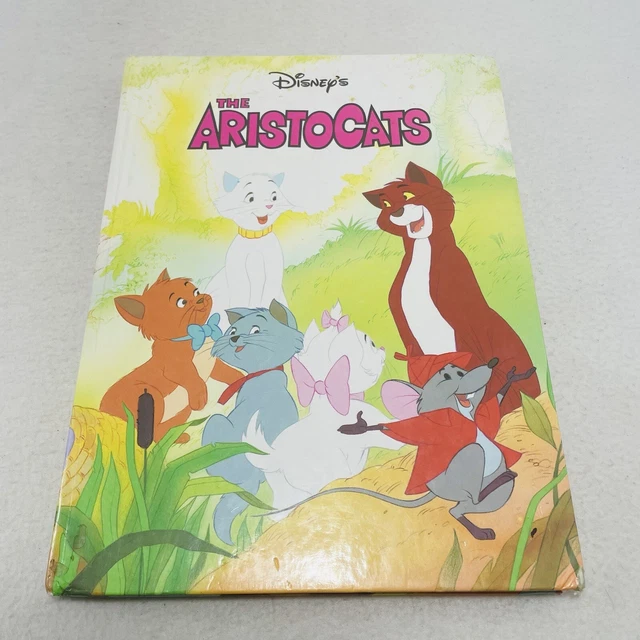 DISNEY ARISTOCATS CLASSIC Book Storytelling Vintage Cat Illustration ...