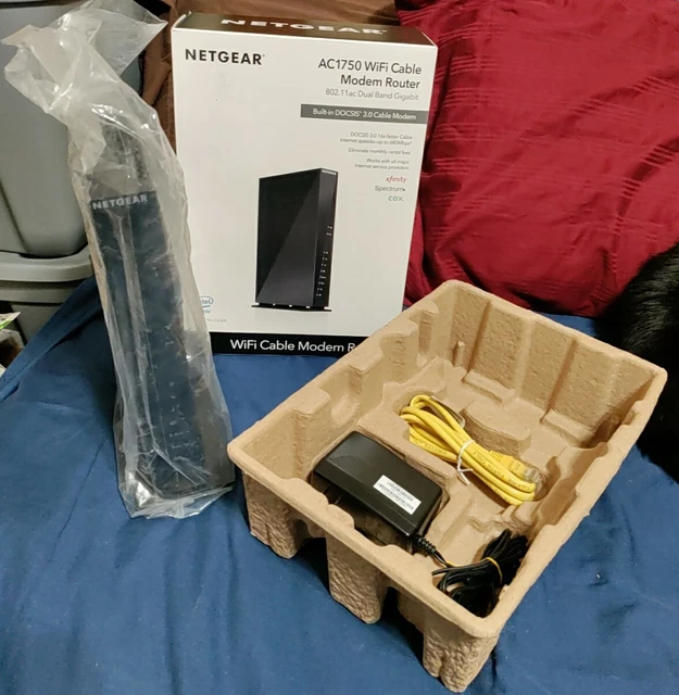 Netgear C6300 Ac1750 Modem Router Wireless Wifi Dual Band Cavo Gigabit