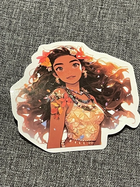 WALT DISNEY SMALL cartoon STICKER STICKERS Princess moana $1.00 ...