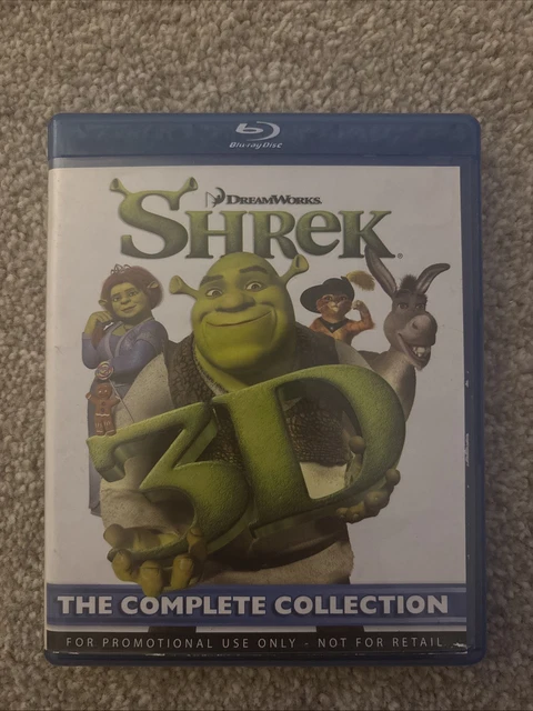 SHREK COMPLETE 3D Collection Blu-ray Set 1-4 Region-Free, 4-Disc Set £ ...