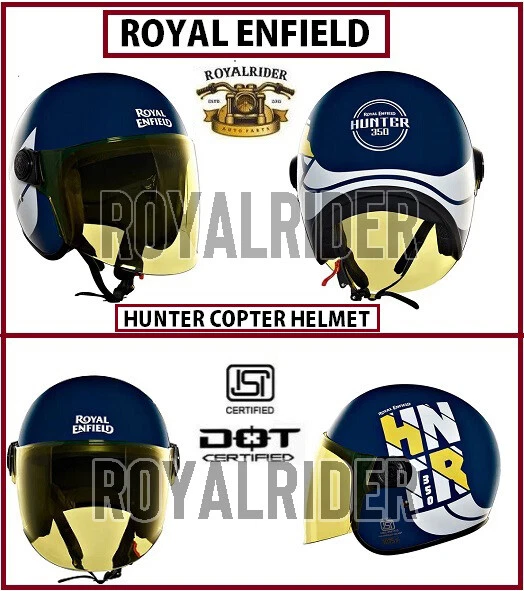 ROYAL ENFIELD ''OPEN Face Helmet'' For Hunter 350- With Express ...