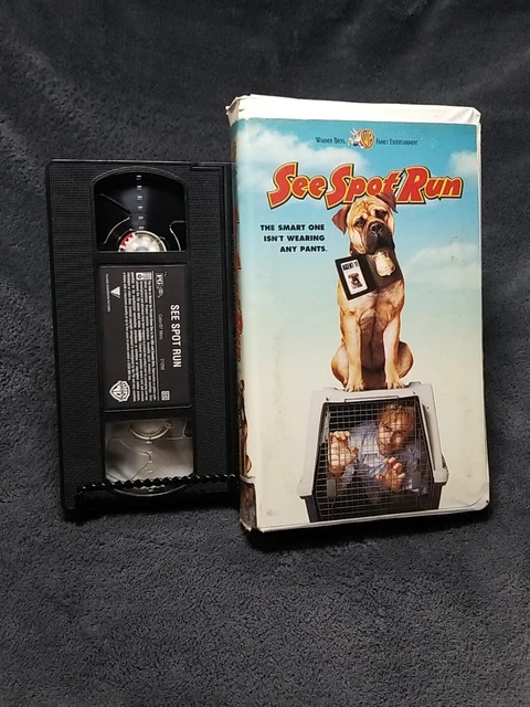 SEE SPOT RUN (VHS 2001, Clamshell) David Arquette, Michael Clarke ...