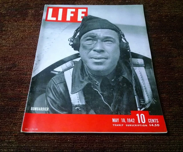 LIFE MAGAZINE WWII War era USS Iowa Nazi prison camp Escape October ...