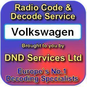 VW NAVIGATION SAT Nav Radio Pin Code Decode Unlock Codelocked Service ...