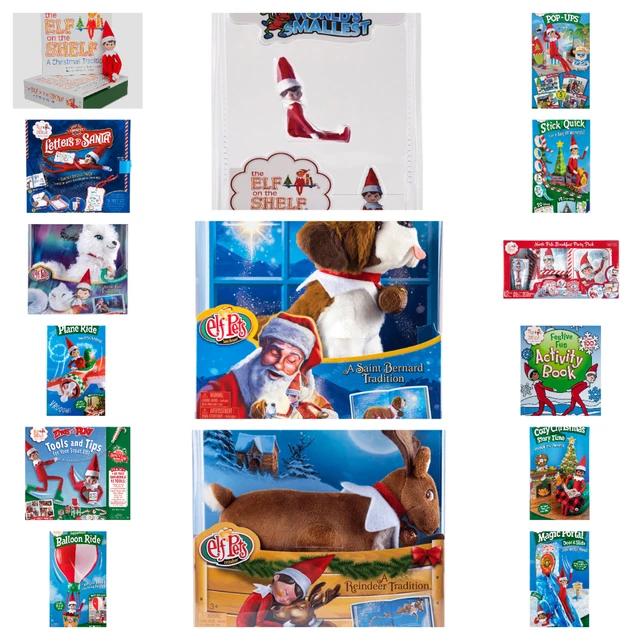 THE ELF ON the Shelf® BRAND NEW OFFICIAL ELF, ELF PETS AND ACTIVITY ...