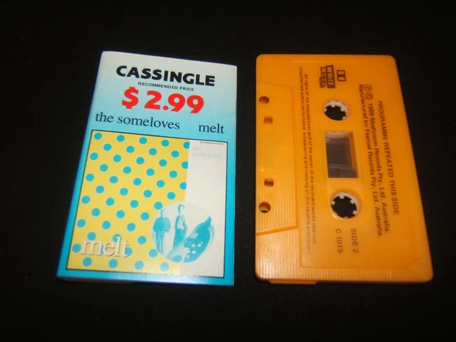 THE SOMELOVES MELT Australian Cassingle Cassette Tape Some Loves The ...