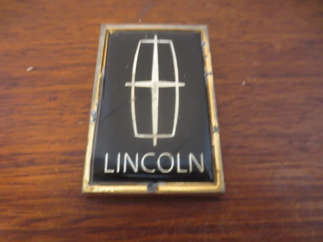 ORIGINAL FORD LINCOLN car metal badge / emblem - ----- $35.00 - PicClick AU