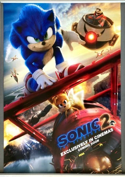 CINEMA POSTER: SONIC THE HEDGEHOG 2 2022 (Advance One Sheet) Jim Carrey ...