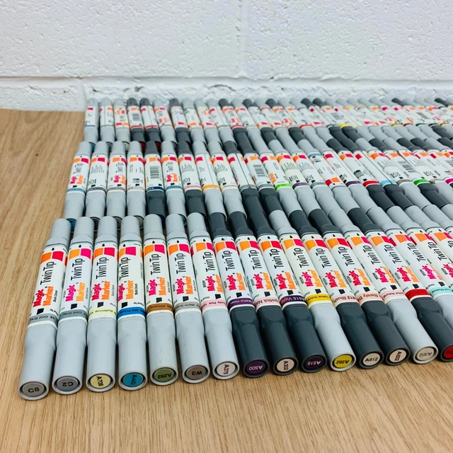SPEEDRY MAGIC MARKER Twin Tip Studio Colours Collection x 142 Job Lot ...