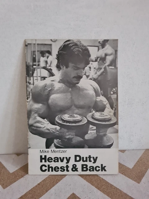 RARE 1980S MIKE Mentzer Heavy Duty Chest and Back HIT Body Building £12 ...