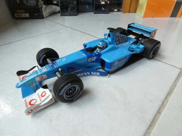 BENETTON RENAULT B201 Jenson Button #8 2001 1/18 MINICHAMPS F1 Formula 1 Defect $107.20 ...