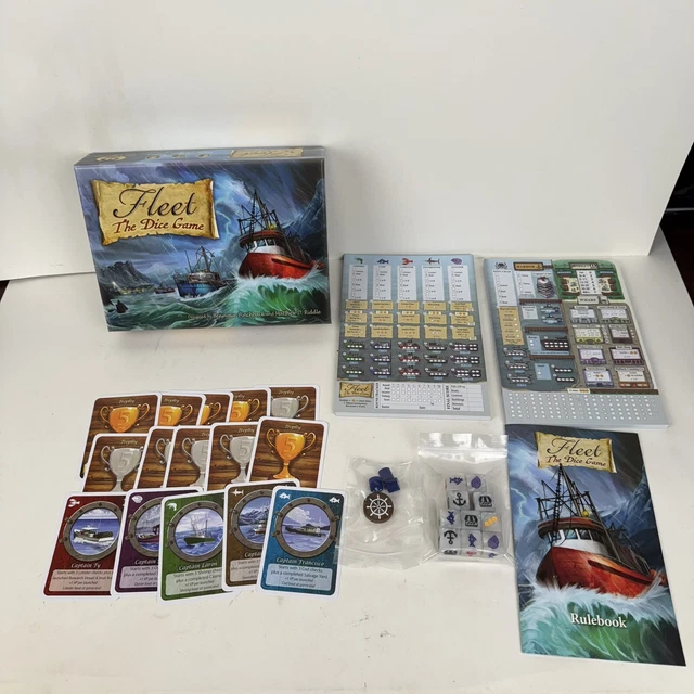 FLEET: THE DICE Game - Kickstarter Deluxe Edition with Dicey Waters ...