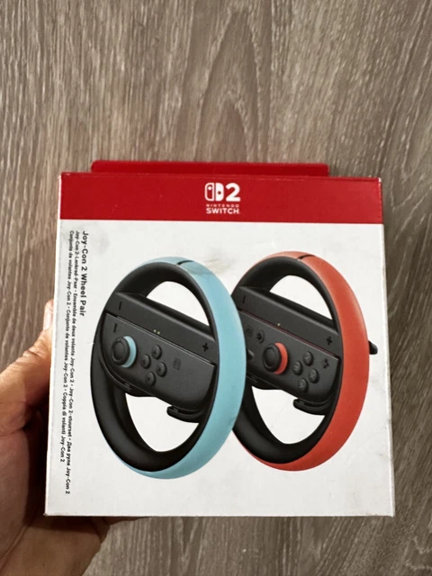 NEW OFFICIAL NINTENDO Switch 2 Joy-Con Wheel Pair Joy Con Joycon £16.13 ...