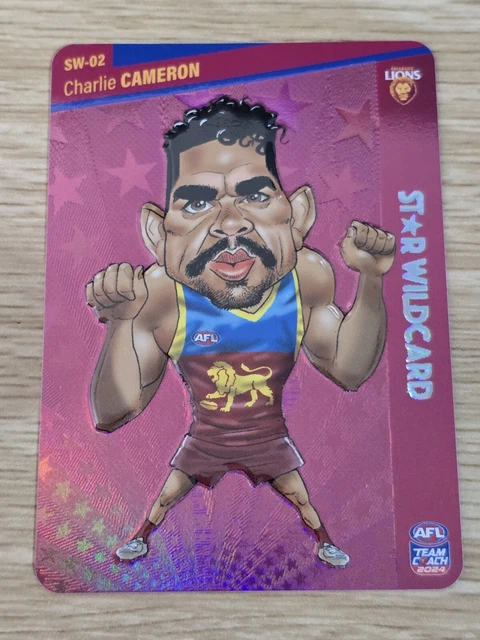 2024 AFL TEAMCOACH - Star Wildcard - Charlie Cameron Brisbane Lions ...