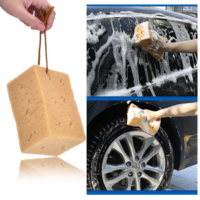 LARGE CAR WASH Sponge Foam Honeycomb Cleaning Washing Brush Auto ...