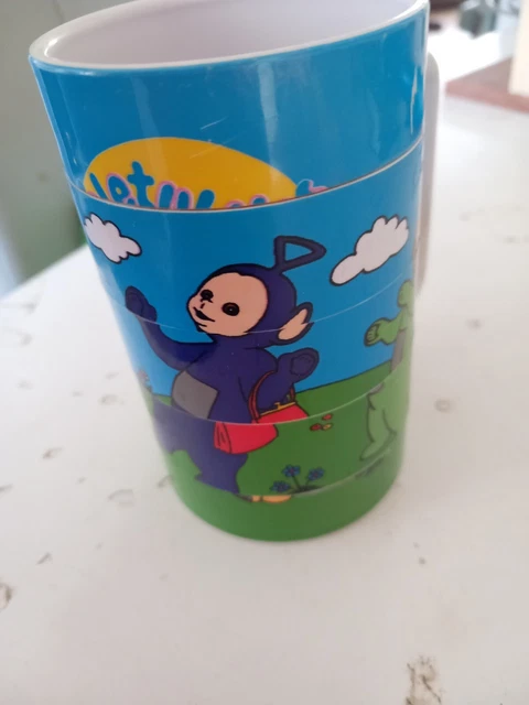 VINTAGE 1996 RAGDOLL Teletubbies Puzzle Cup - 11cm Rare Vintage ...