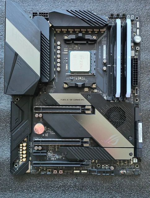 ASUS ROG STRIX X570 Crosshair Hero VIII Motherboard, CPU & Ram Bundle £ ...
