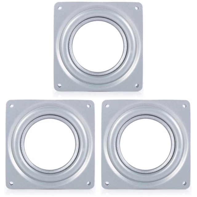 SET OF 3 Rotating Bearing Plate Display Table Turntable Base for £19.19 ...
