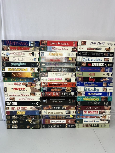 HUGE VHS LOT 53 Fox Universal Disney Video Selections Classic Vintage ...