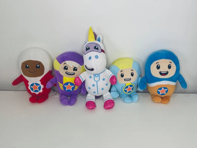 GO JETTERS SOFT Toy Set Plush Bundle Ubercorn Xuli Foz Lars Kyan ...