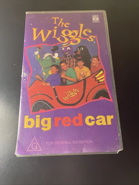 THE WIGGLES: BIG Red Car VHS Tape Original Cast ABC Video, 1995 ...