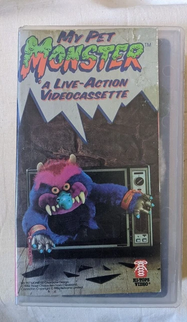 MY PET MONSTER Vhs Video Ltd A LIVE-ACTION VIDEOCASSETTE 1986 Vtg Rare ...